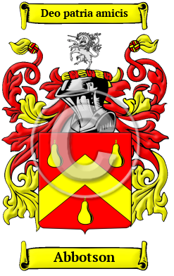 Abbotson Name Meaning, Family History, Family Crest & Coats of Arms
