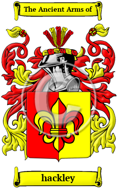 Hackley Name Meaning, Family History, Family Crest & Coats of Arms