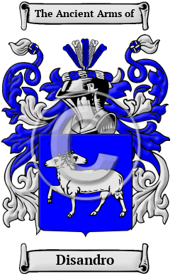 Disandro Name Meaning, Family History, Family Crest & Coats of Arms