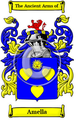 Amella Name Meaning, Family History, Family Crest & Coats of Arms