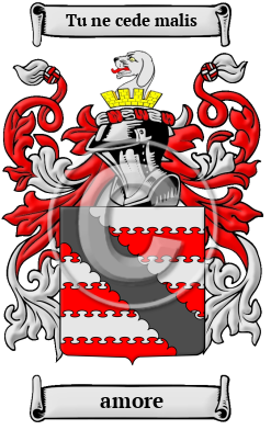Amore Name Meaning, Family History, Family Crest & Coats of Arms