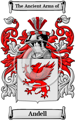 Andell Name Meaning, Family History, Family Crest & Coats of Arms