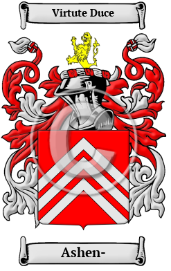Ashen- Name Meaning, Family History, Family Crest & Coats of Arms
