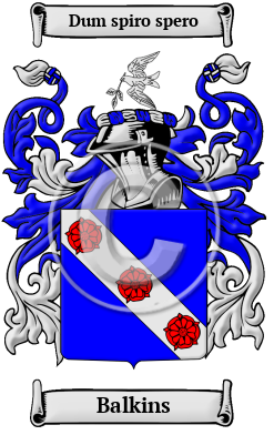 Balkins Name Meaning, Family History, Family Crest & Coats of Arms