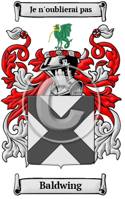 Baldwing Name Meaning, Family History, Family Crest & Coats of Arms