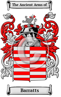 Barratts Name Meaning, Family History, Family Crest & Coats of Arms