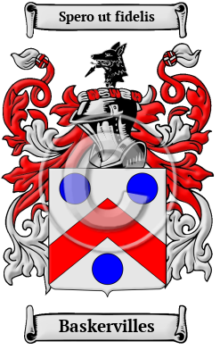 Baskervilles Name Meaning, Family History, Family Crest & Coats of Arms
