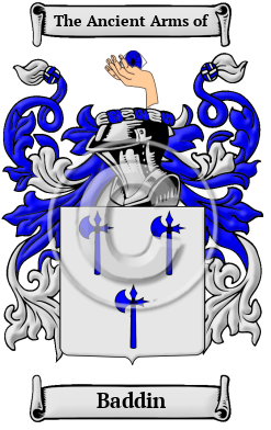Baddin Name Meaning, Family History, Family Crest & Coats of Arms