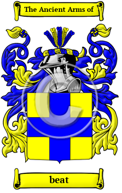 Beat Name Meaning, Family History, Family Crest & Coats of Arms