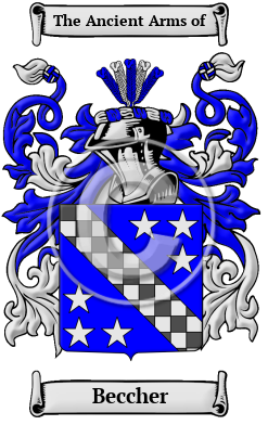 Beccher Name Meaning, Family History, Family Crest & Coats of Arms
