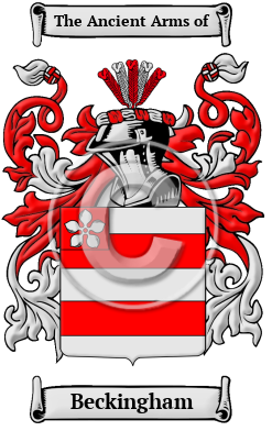 Beckingham Name Meaning, Family History, Family Crest & Coats of Arms