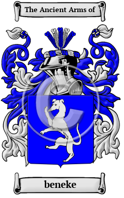 Beneke Name Meaning, Family History, Family Crest & Coats of Arms