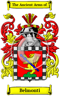 Belmonti Name Meaning, Family History, Family Crest & Coats of Arms