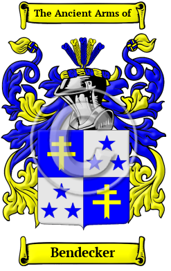 Bendecker Name Meaning, Family History, Family Crest & Coats of Arms