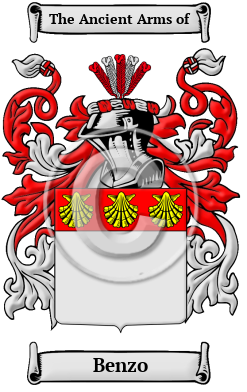 Benzo Name Meaning, Family History, Family Crest & Coats of Arms