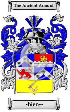 -bien-- Name Meaning, Family History, Family Crest & Coats of Arms