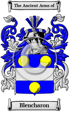 Blencharon Name Meaning, Family History, Family Crest & Coats of Arms