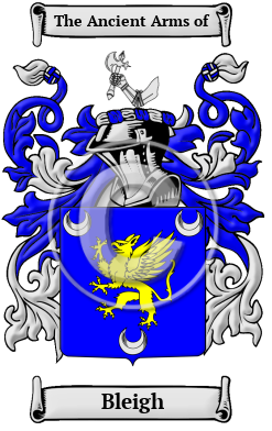 Bleigh Name Meaning, Family History, Family Crest & Coats of Arms