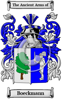 Boeckmann Name Meaning, Family History, Family Crest & Coats of Arms