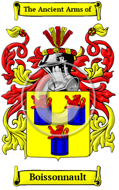 Boissonnault Name Meaning, Family History, Family Crest & Coats of Arms