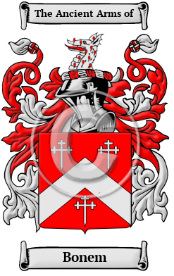 Bonem Name Meaning, Family History, Family Crest & Coats of Arms