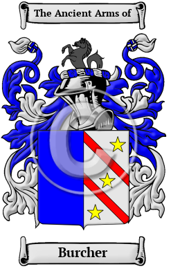 Burcher Name Meaning, Family History, Family Crest & Coats of Arms