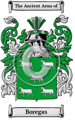 Boregas Name Meaning, Family History, Family Crest & Coats of Arms