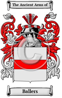 Ballers Name Meaning, Family History, Family Crest & Coats of Arms