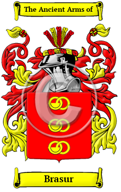 Brasur Name Meaning, Family History, Family Crest & Coats of Arms