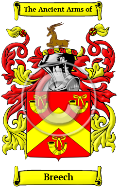 Breech Name Meaning, Family History, Family Crest & Coats of Arms