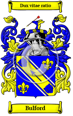Bulford Name Meaning, Family History, Family Crest & Coats of Arms