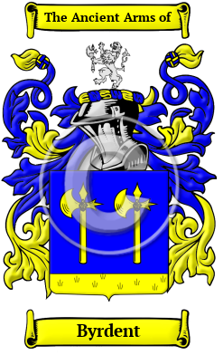 Byrdent Name Meaning, Family History, Family Crest & Coats of Arms