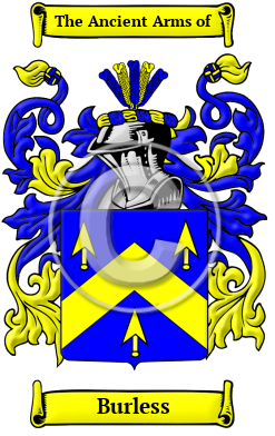Burless Name Meaning, Family History, Family Crest & Coats of Arms