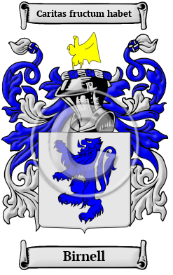 Birnell Name Meaning, Family History, Family Crest & Coats of Arms