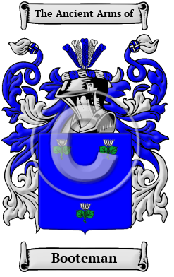 Booteman Name Meaning, Family History, Family Crest & Coats of Arms