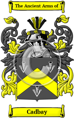 Cadbay Name Meaning, Family History, Family Crest & Coats of Arms