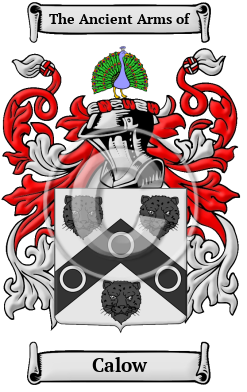 Calow Name Meaning, Family History, Family Crest & Coats of Arms
