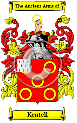 Kentell Name Meaning, Family History, Family Crest & Coats of Arms
