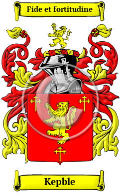 Kepble Name Meaning, Family History, Family Crest & Coats of Arms