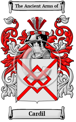 Cardil Name Meaning, Family History, Family Crest & Coats of Arms