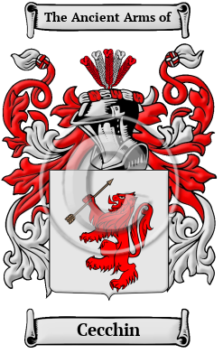Cecchin Name Meaning, Family History, Family Crest & Coats of Arms