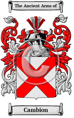 Cambion Name Meaning, Family History, Family Crest & Coats of Arms