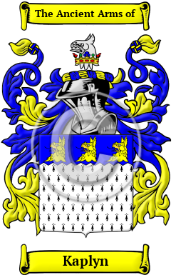 Kaplyn Name Meaning, Family History, Family Crest & Coats of Arms