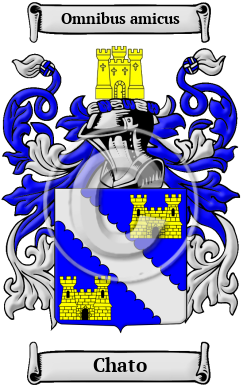 Chato Name Meaning, Family History, Family Crest & Coats of Arms