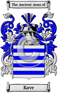 Kave Name Meaning, Family History, Family Crest & Coats of Arms