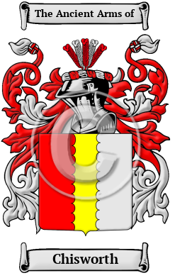 Chisworth Name Meaning, Family History, Family Crest & Coats of Arms