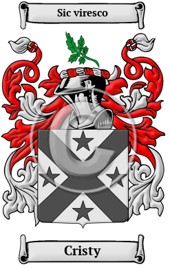 Cristy Name Meaning, Family History, Family Crest & Coats of Arms