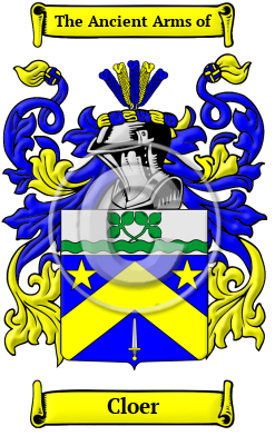 Cloer Name Meaning, Family History, Family Crest & Coats of Arms