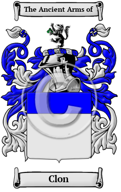 Clon Name Meaning, Family History, Family Crest & Coats of Arms