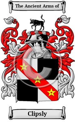 Clipsly Name Meaning, Family History, Family Crest & Coats of Arms